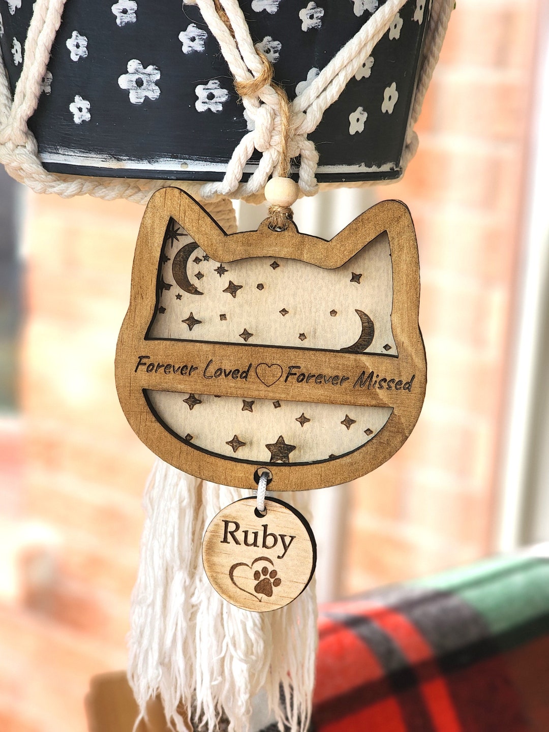 Cat Loss Gift, Pet Sympathy Gift, Cat Rainbow Bridge Ornament ...