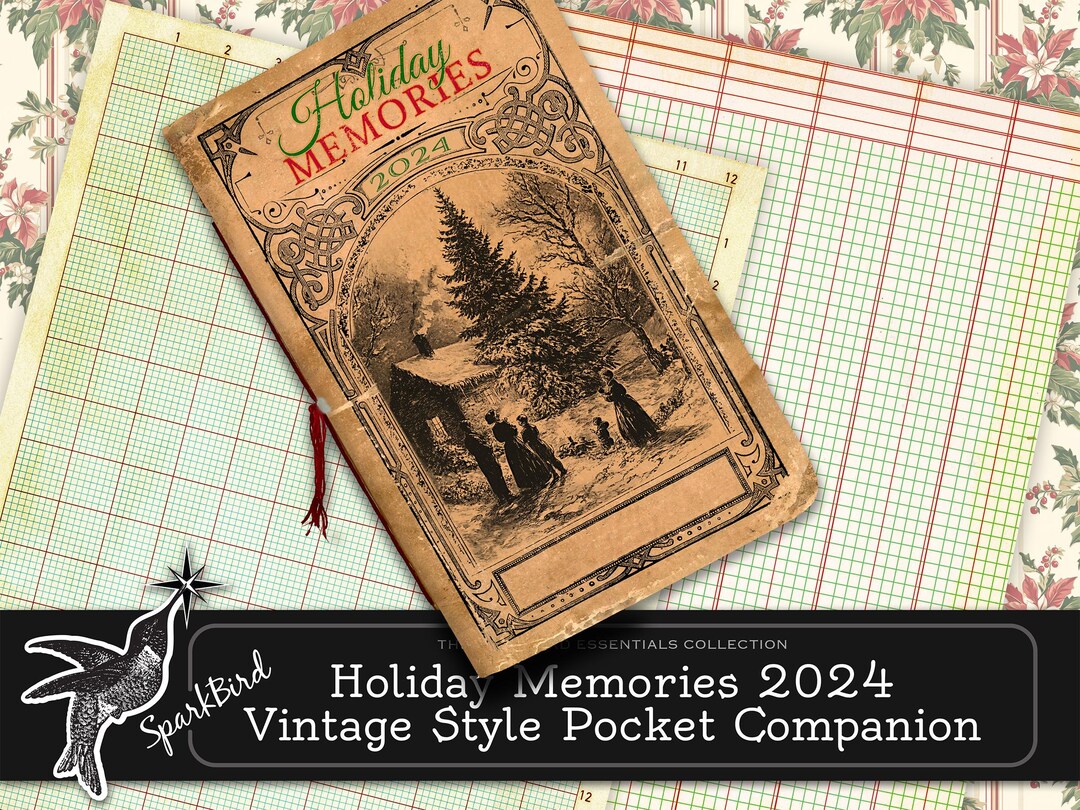 Simple Holiday Memories Pocket Companion for Junk Journals & Planners ...