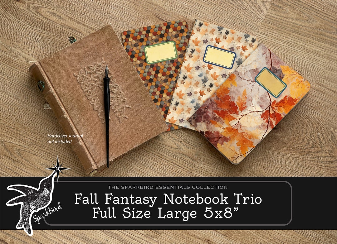 Fun Fresh Easy Fall Notebook 5 X8 Inserts for Junk Journals & Planners ...
