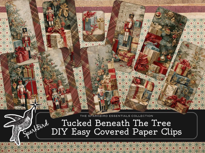 Gifts Beneath the Christmas Tree Paper Clips: Wrapped Presents ...