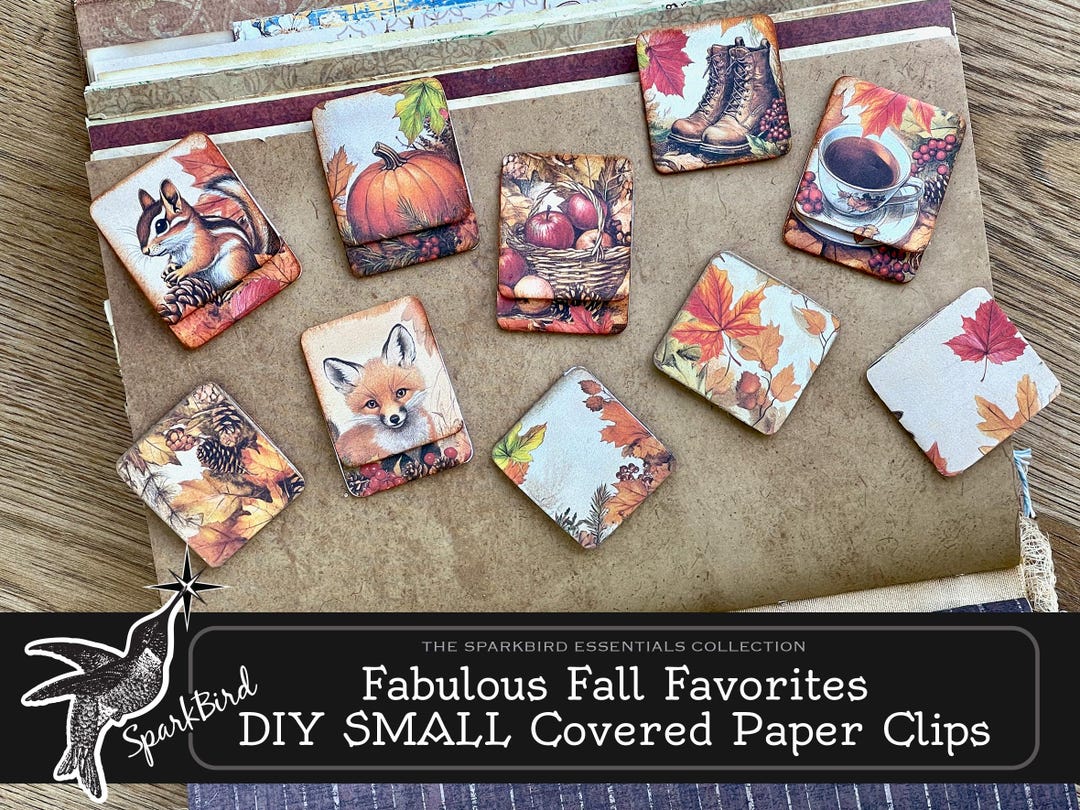 Fall Favorites the Best Altered Paper Clips, Tabs for Journals ...