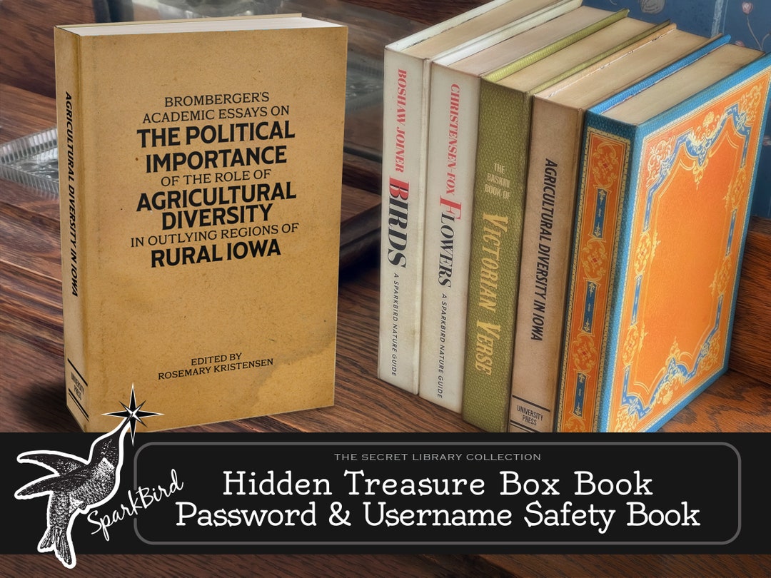 Easy DIY Fake Book to Keep All Your Passwords and Information Safe ...