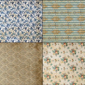 Vintage File Folder Kit for Mountain West, Digital Scrapbook Atlas ...