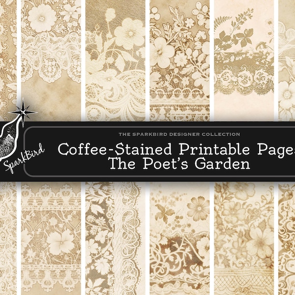 Coffee Stained Paper - Etsy