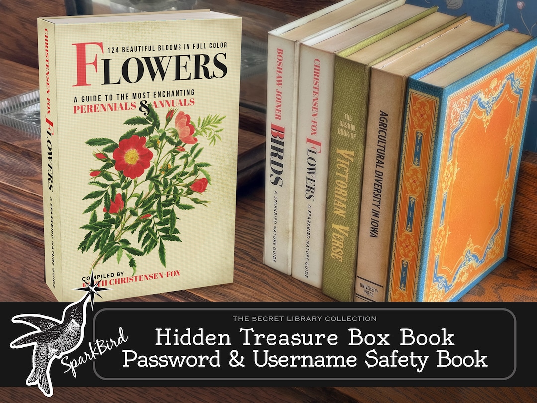 Treasure Box Book. Easy DIY Fake Book to Keep All Your Passwords and ...