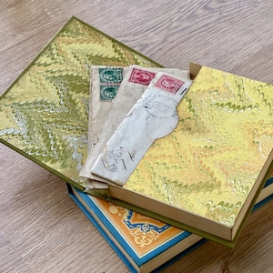 Vintage Ledger Treasure Box Book. Easy DIY Fake Book Keeps Passwords ...