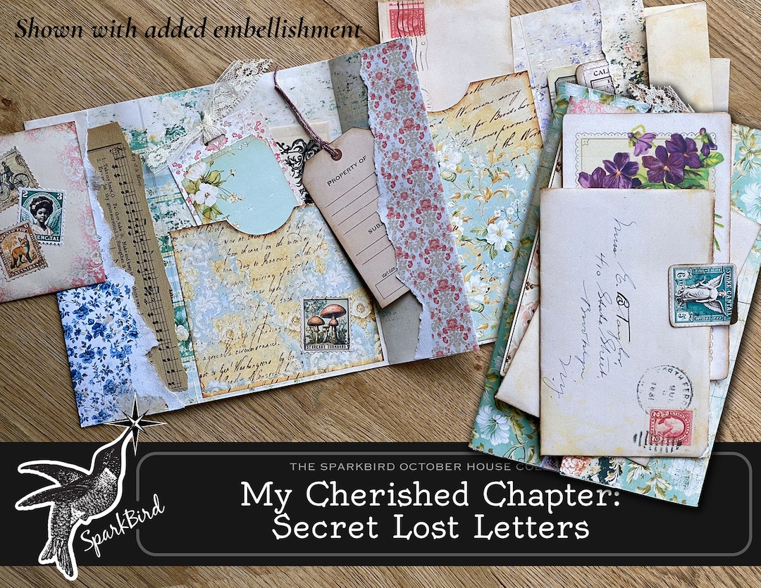 Junk Journal Insert, Foldout Pocket for Keepsakes & Memories, Cherished ...