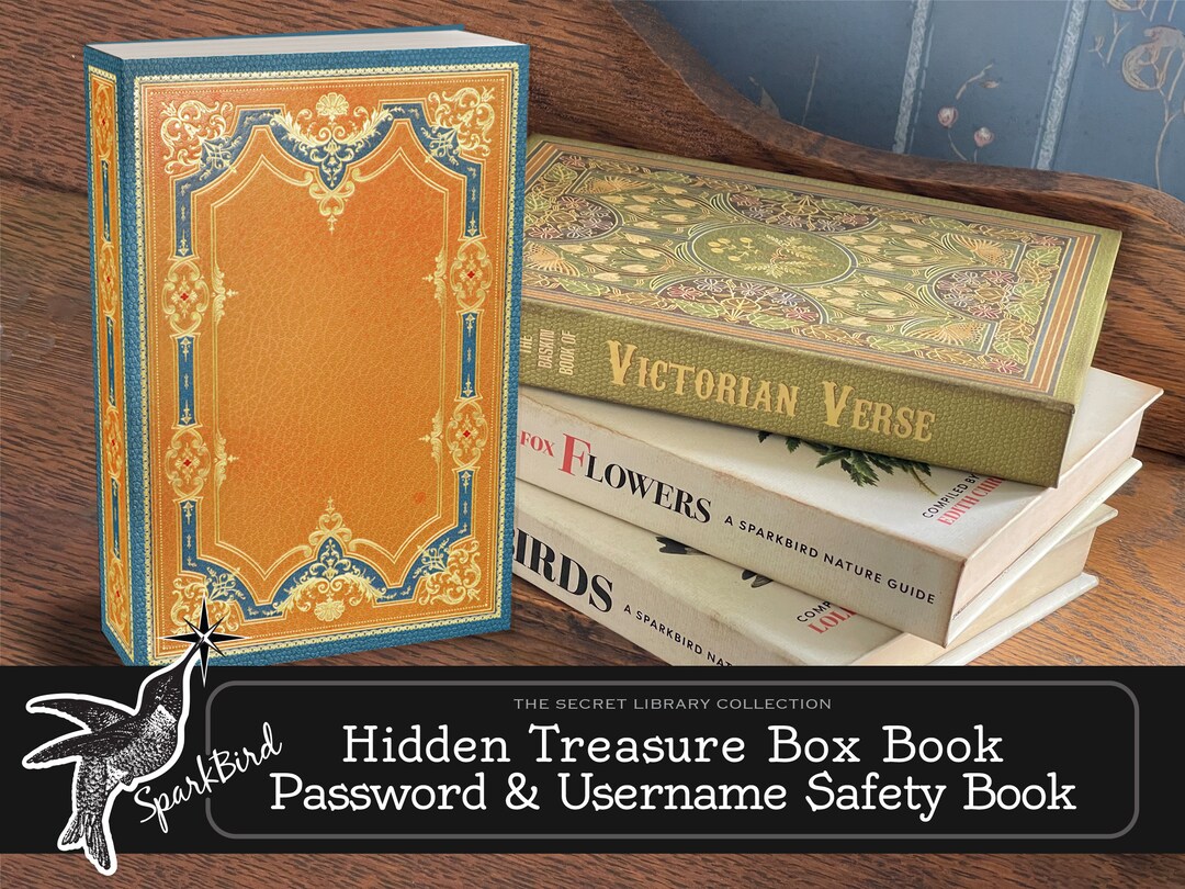 Treasure Box Book. Easy DIY Fake Book to Keep All Your Passwords and ...