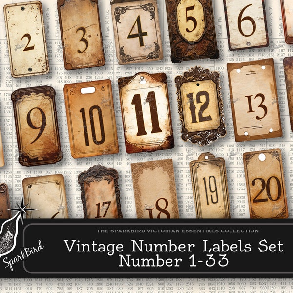 Fancy Numbers - Etsy