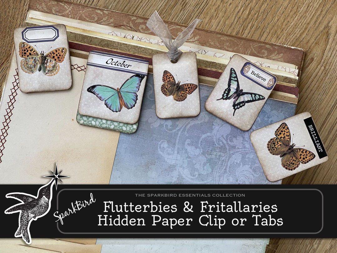 Perfect Butterfly Paper Clips and Tabs for Journals and Planners ...