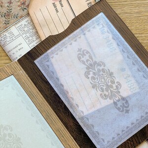 Vintage Shabby Pocket and Tag Foldout for Junk Journals, Victorian ...