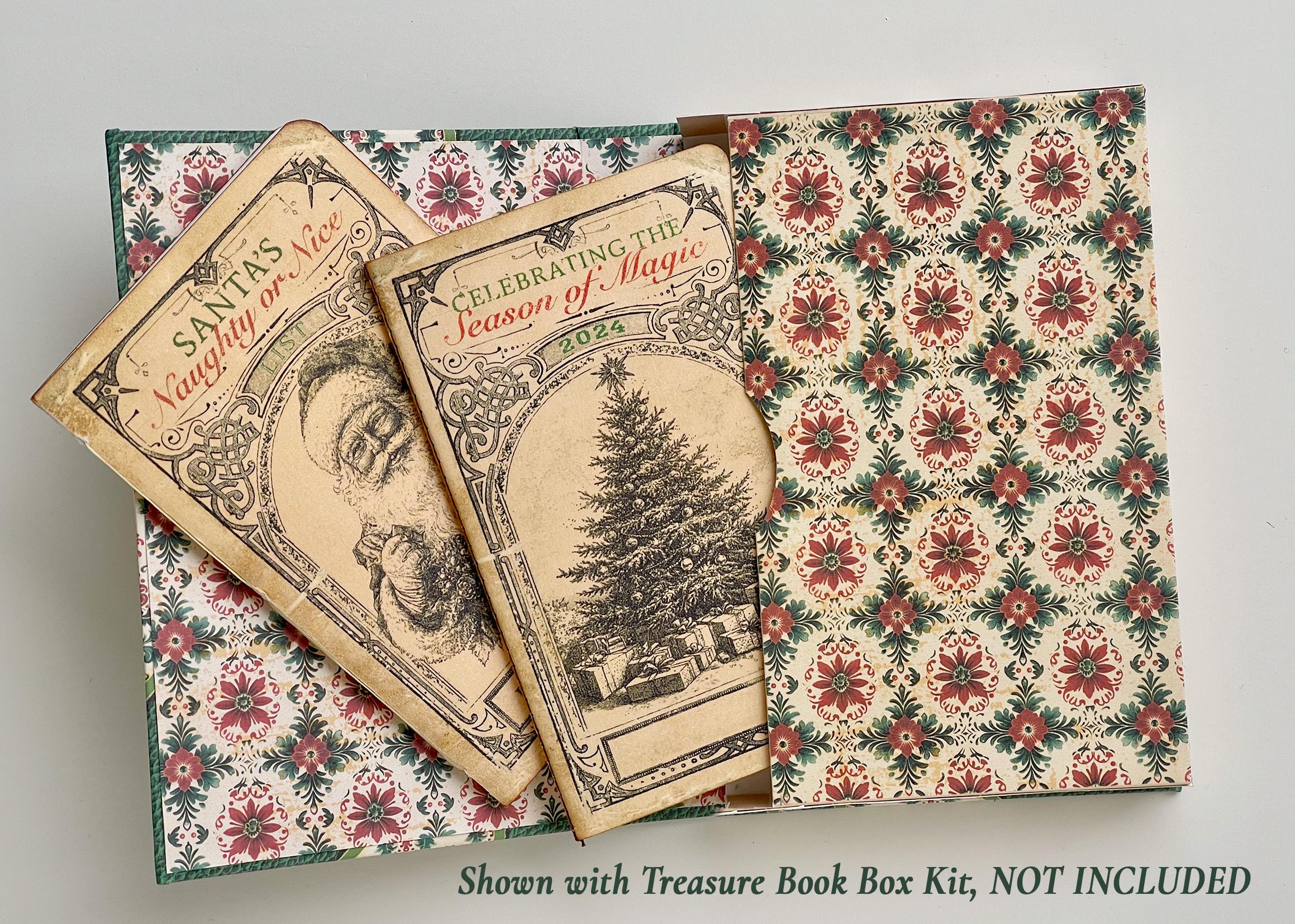 Vintage Santa Naughty or Nice List Pocket Companion for Junk Journals ...