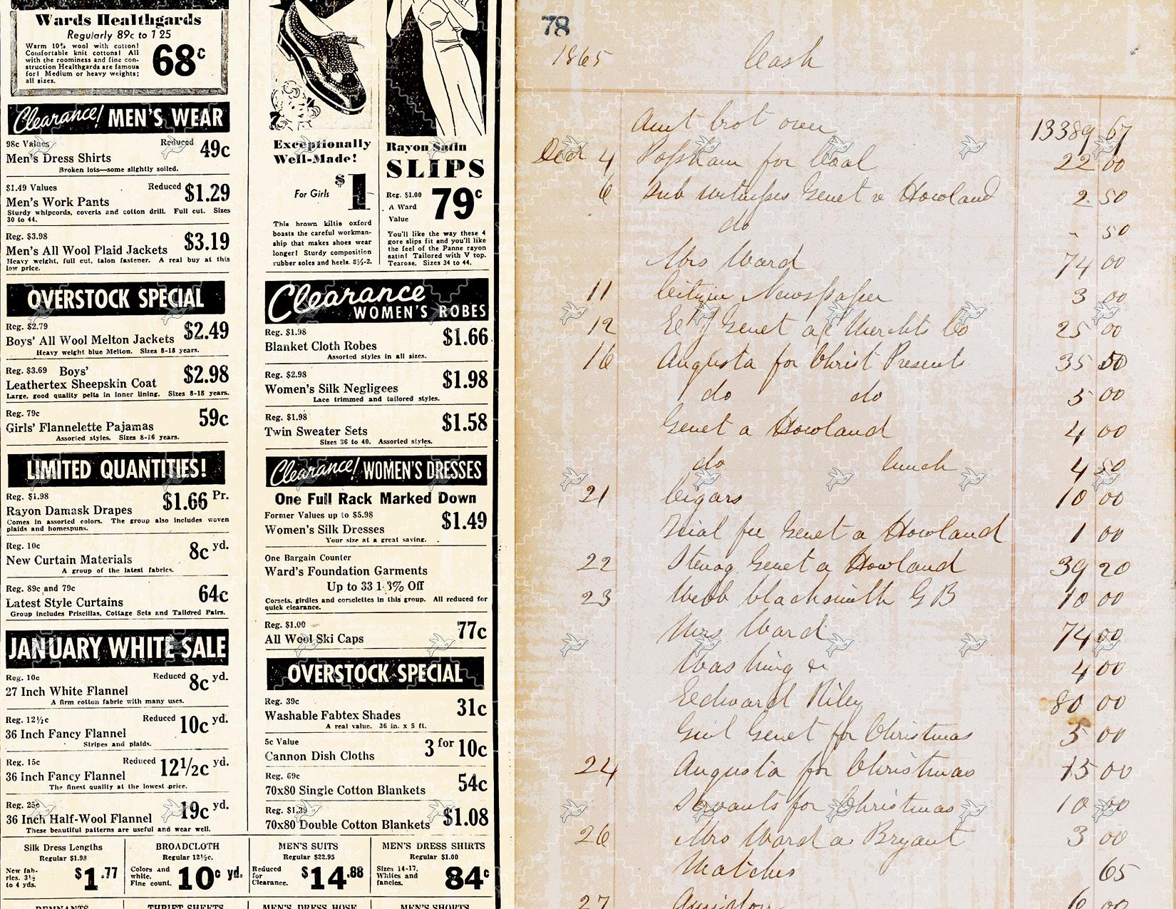 Random Vintage Number Ephemera for Tags, Junk Journals, Collage & Mixed ...