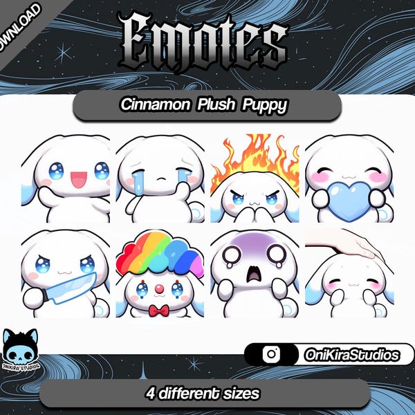 Cinnamon Roll Emotes - Etsy