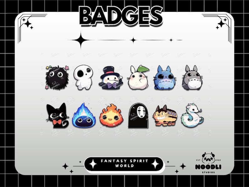 Kawaii Anime Emotes | Whimsical Fantasy Spirit Inspired Twitch ...