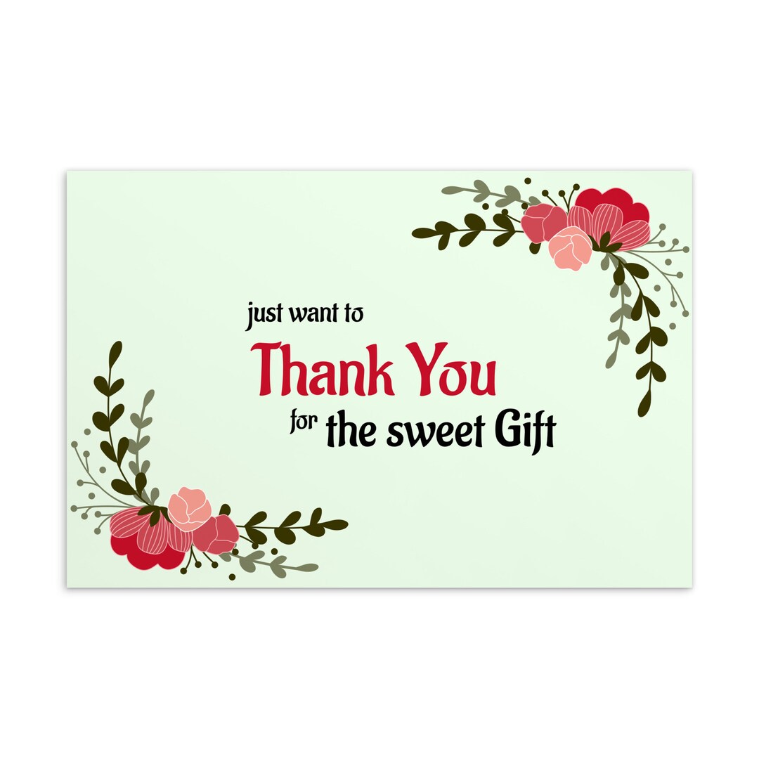 Thank You Notes, Simple Thank You Card, Little Card to Say A Big Thank ...