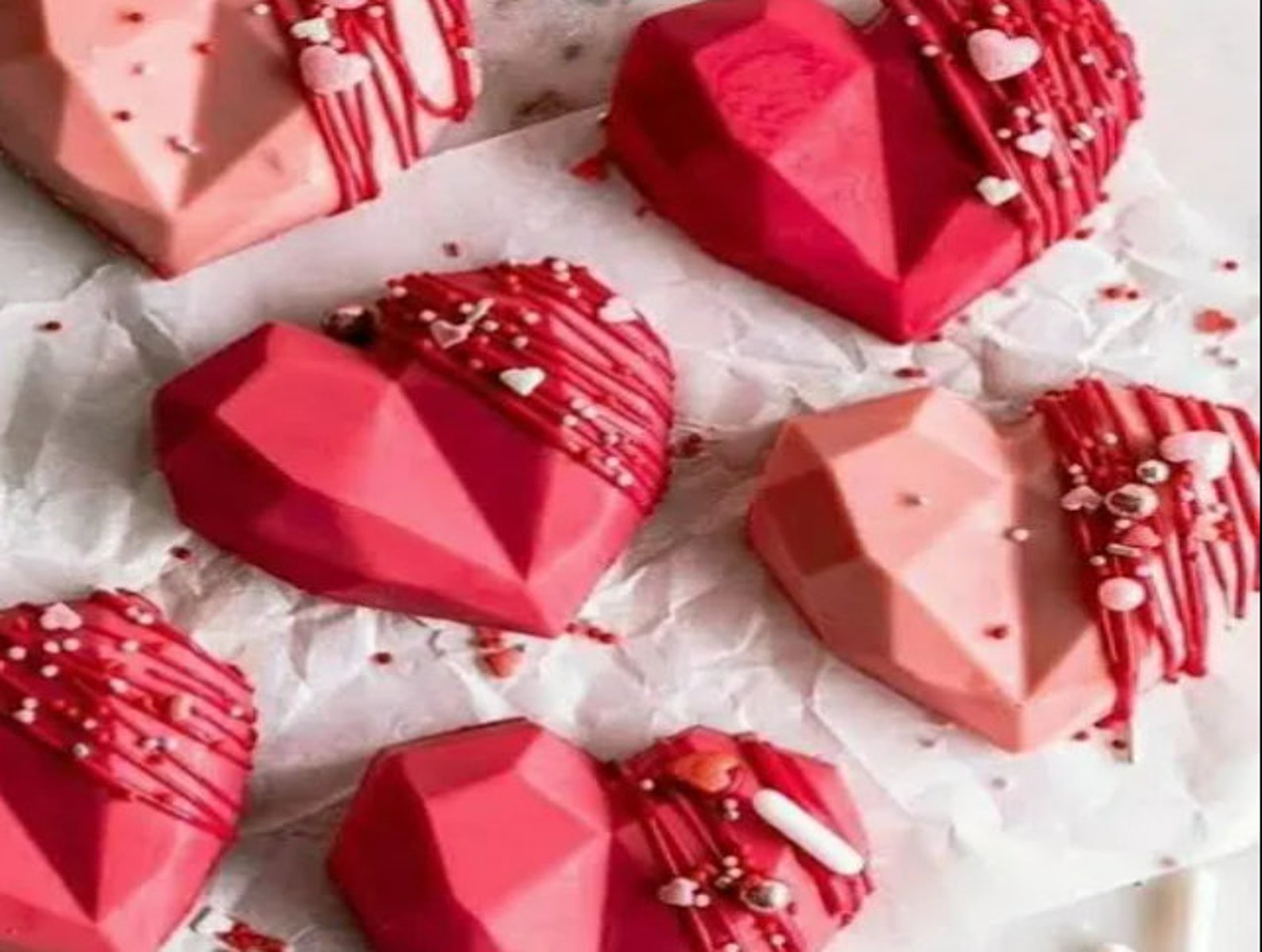 Heart Cakesicles , Any Occasion, Stuffed Cakesicles, Dipped Chocolate ...