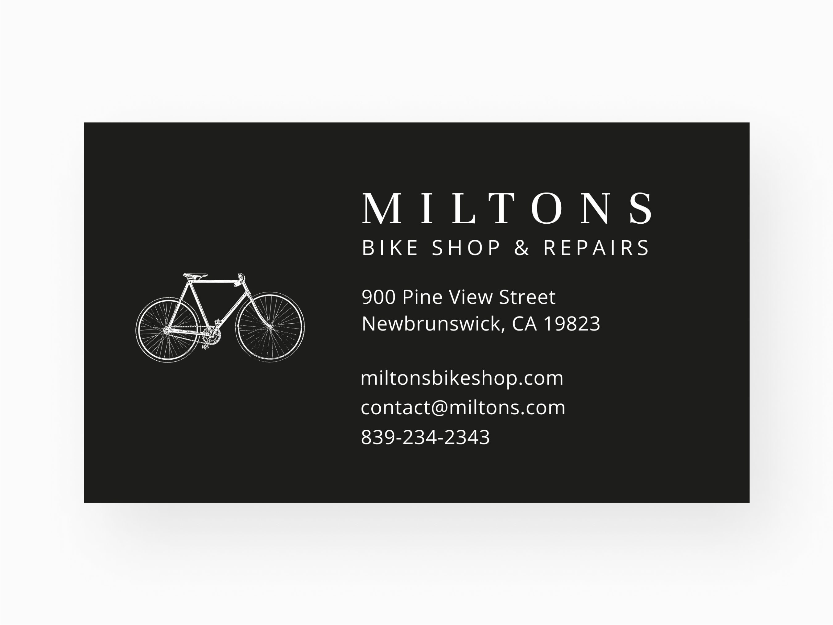 Bike Shop Canva Business Card, Edit Business Card in Canva, Printable ...