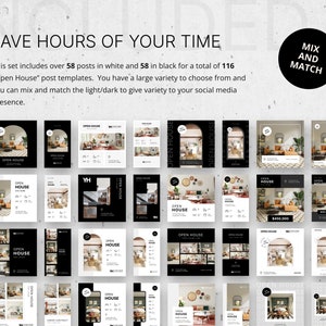 Real Estate Open House Social Media Templates, Real Estate Social Media ...