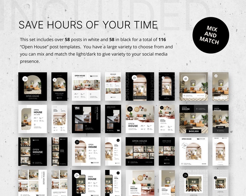 Real Estate Open House Social Media Templates, Real Estate Social Media Posts, Realtor Facebook ...