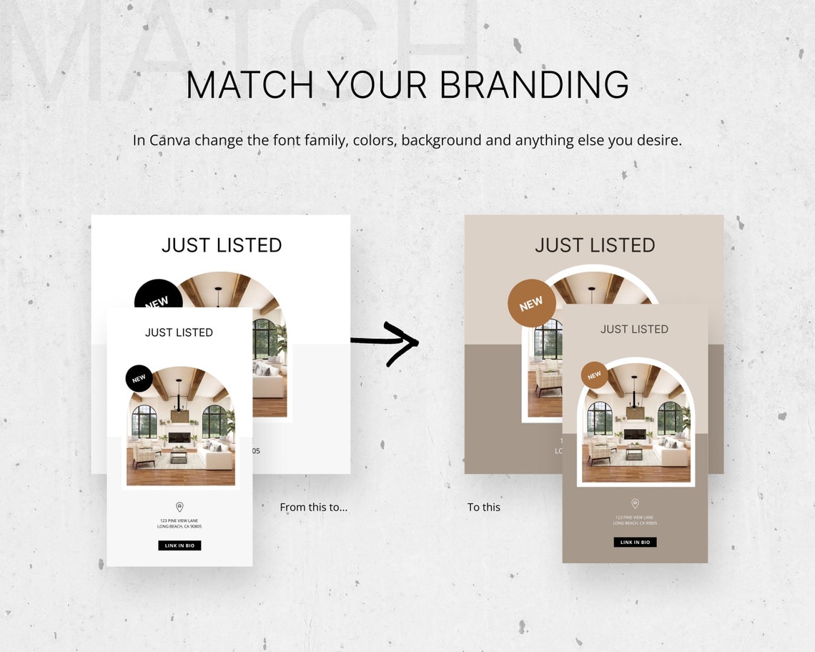 116 Just Listed Modern Real Estate Templates, Real Estate Social Media ...