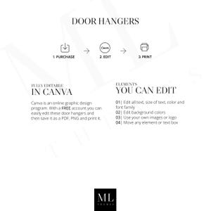 14 Real Estate Door Hangers Bundle, Modern Realtor Door Hangers, Real ...