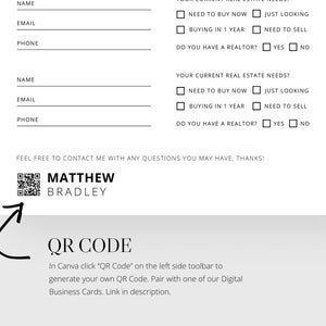 Real Estate Open House Sign in Sheet, Open House Flyers, Real Estate ...