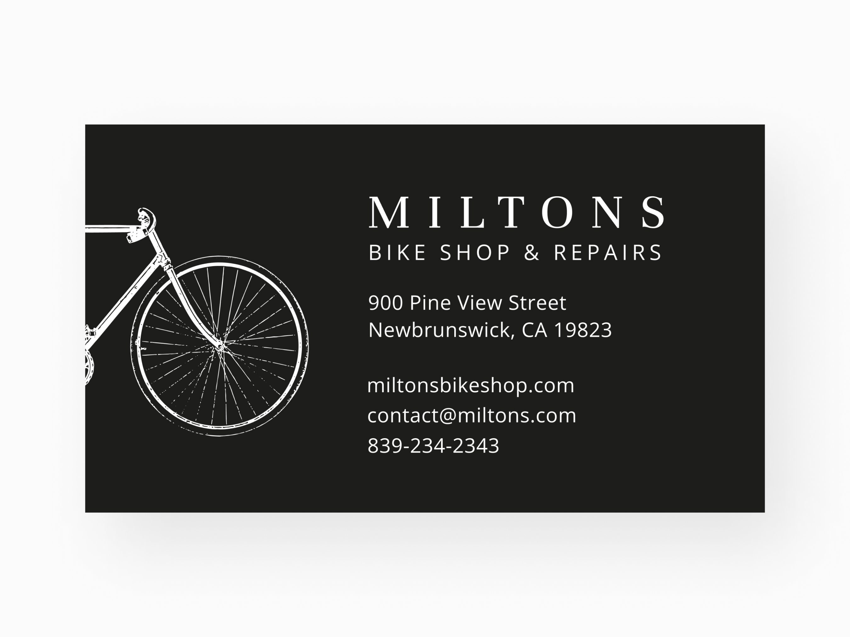 Bicycle Rental Repair Shop Canva Business Card, Edit Business Card in ...