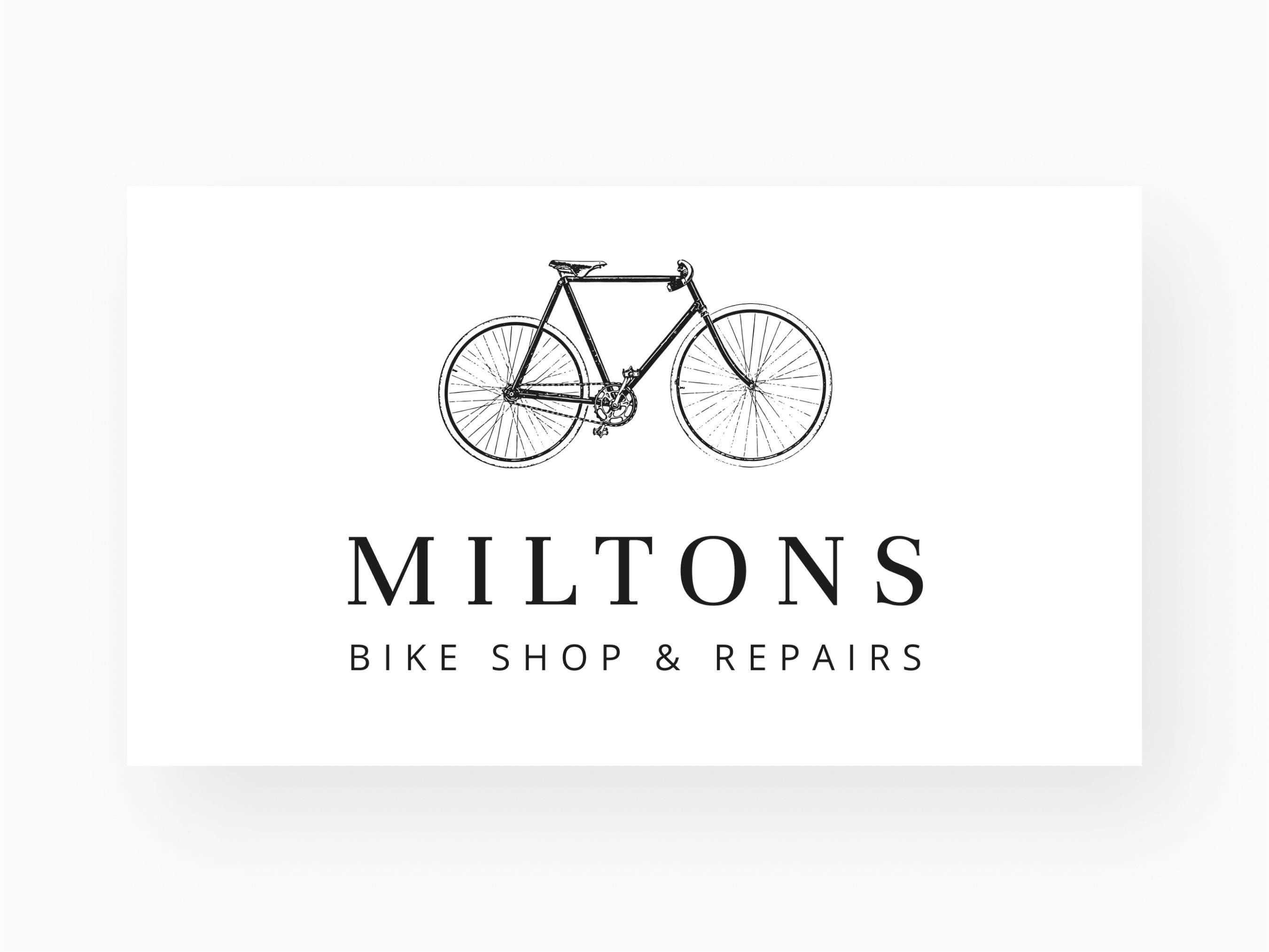 Bike Shop Canva Business Card, Edit Business Card in Canva, Printable ...