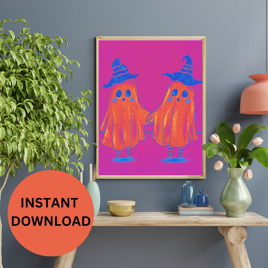 Ghost Pop Art Wall Art Printable - Etsy
