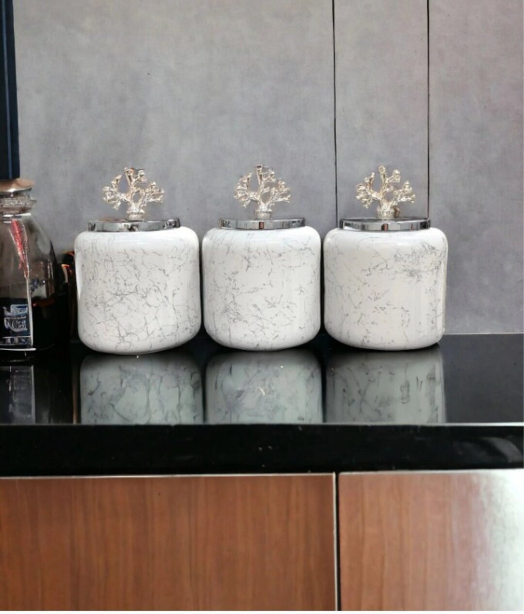 Perfect Wedding Gift Canisters Set for Kitchen Canisters for Bathroom ...