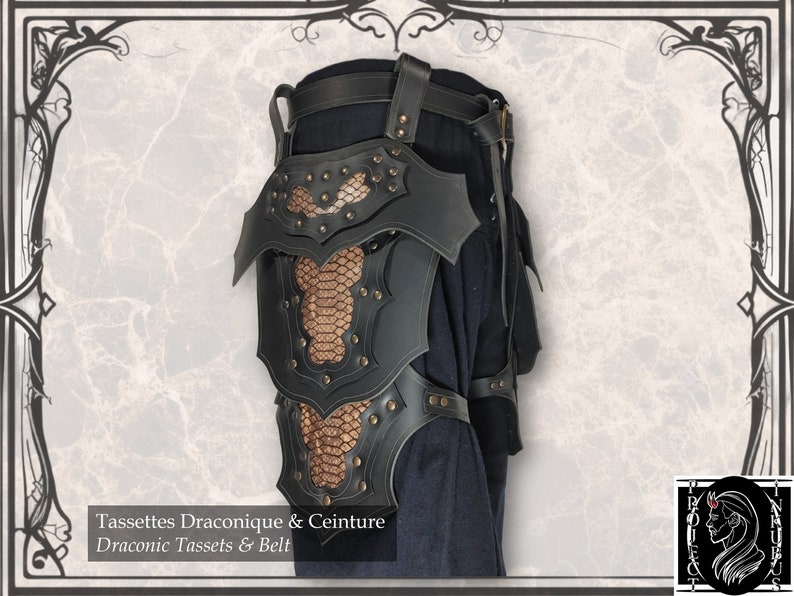 Draconic Tassets (pair) - Etsy