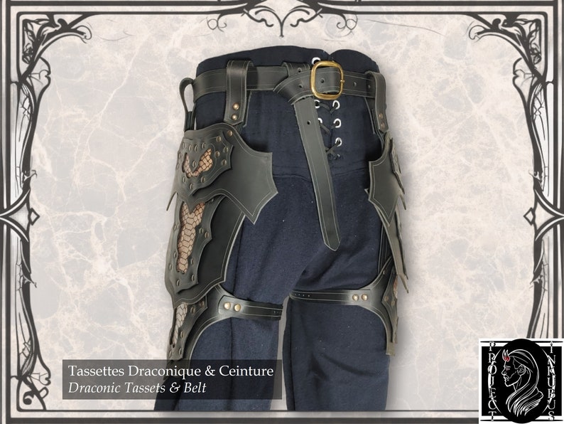 Draconic Tassets (pair) - Etsy