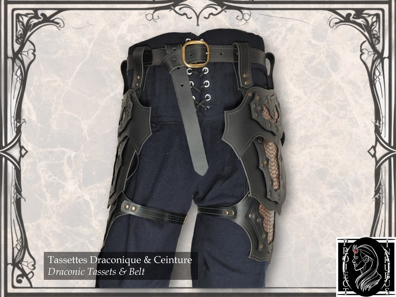 Draconic Tassets (pair) - Etsy