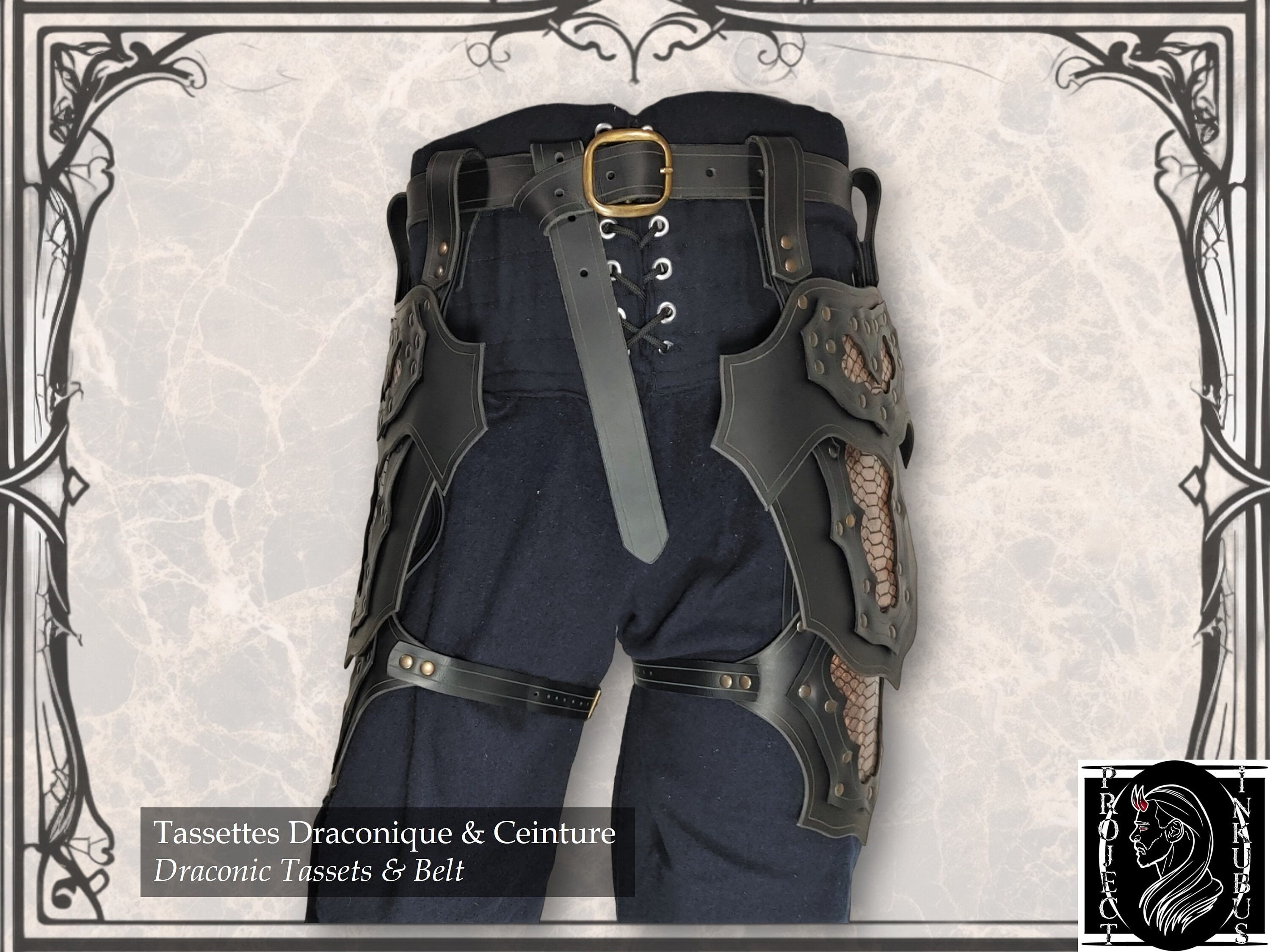 Draconic Tassets (pair) - Etsy