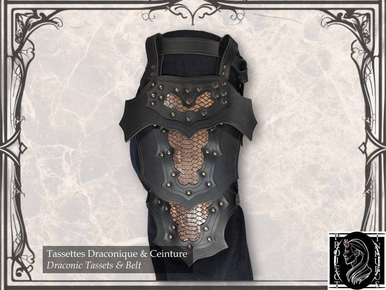 Draconic Tassets (pair) - Etsy