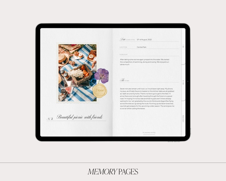 Digital Bucket List Journal | Life Goals Planner | Goodnotes Bucket ...