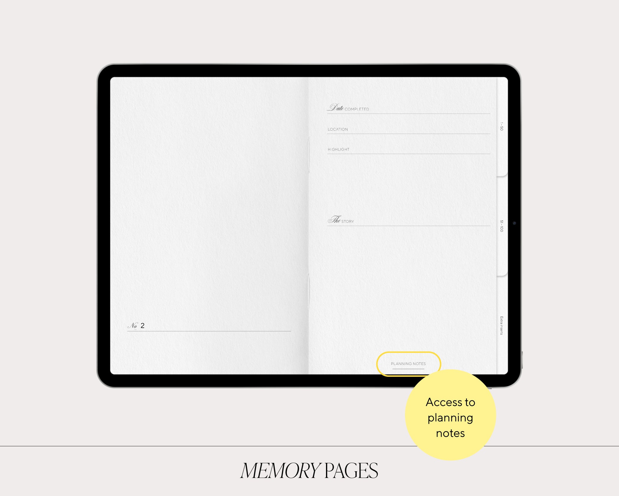 Digital Bucket List Journal | Life Goals Planner | Goodnotes Bucket ...