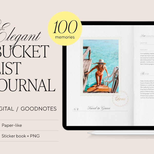 Bucket List Journal - Etsy