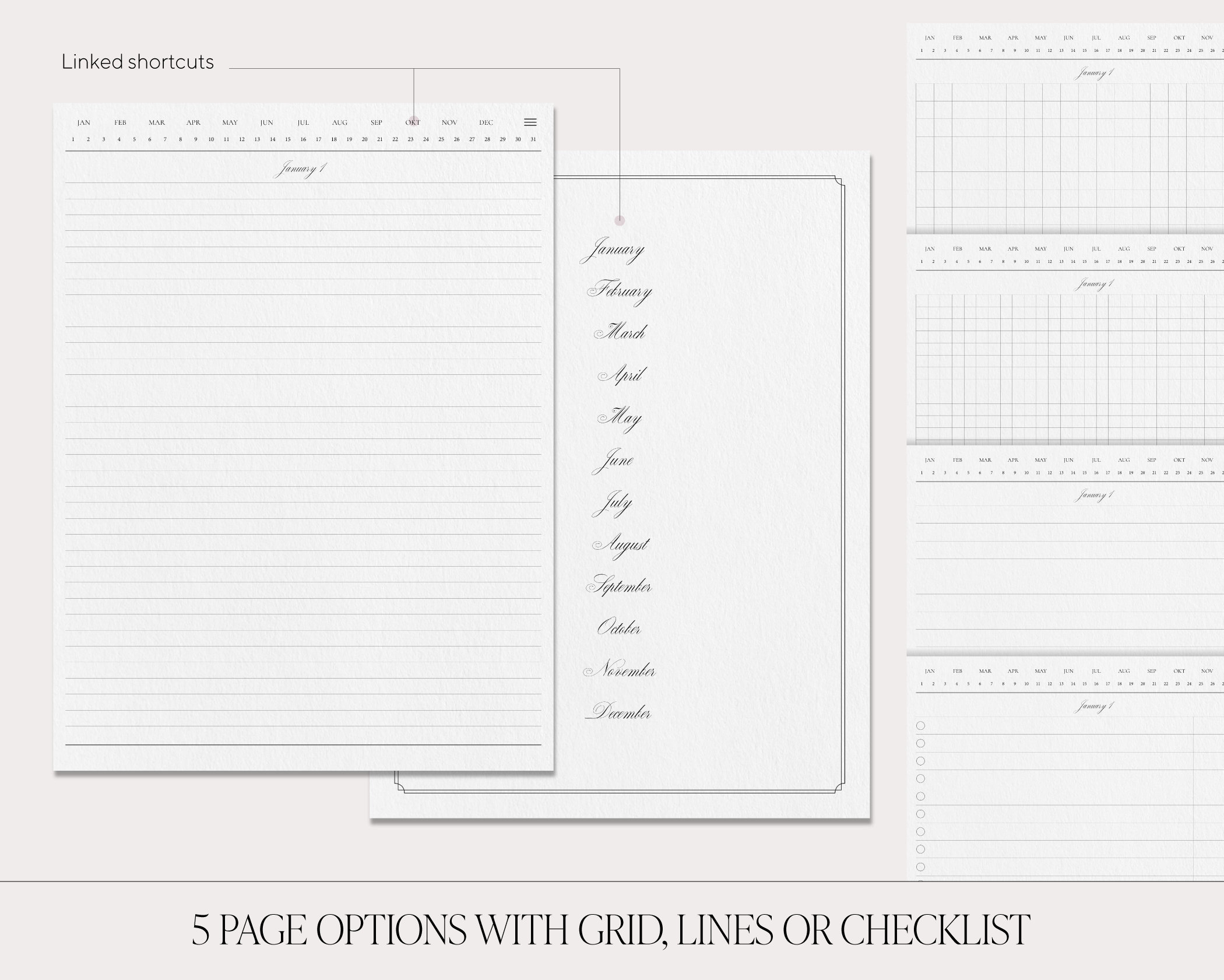Digital Daily Journal, Goodnotes Journal, Digital Diary, Diary Journal ...