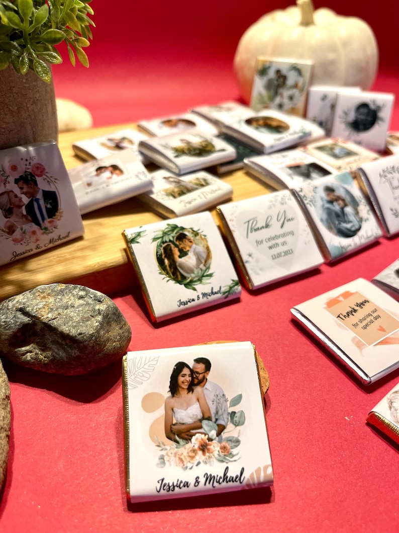 Personalized Chocolate With Photo Bulk Chocolate Favors - Etsy