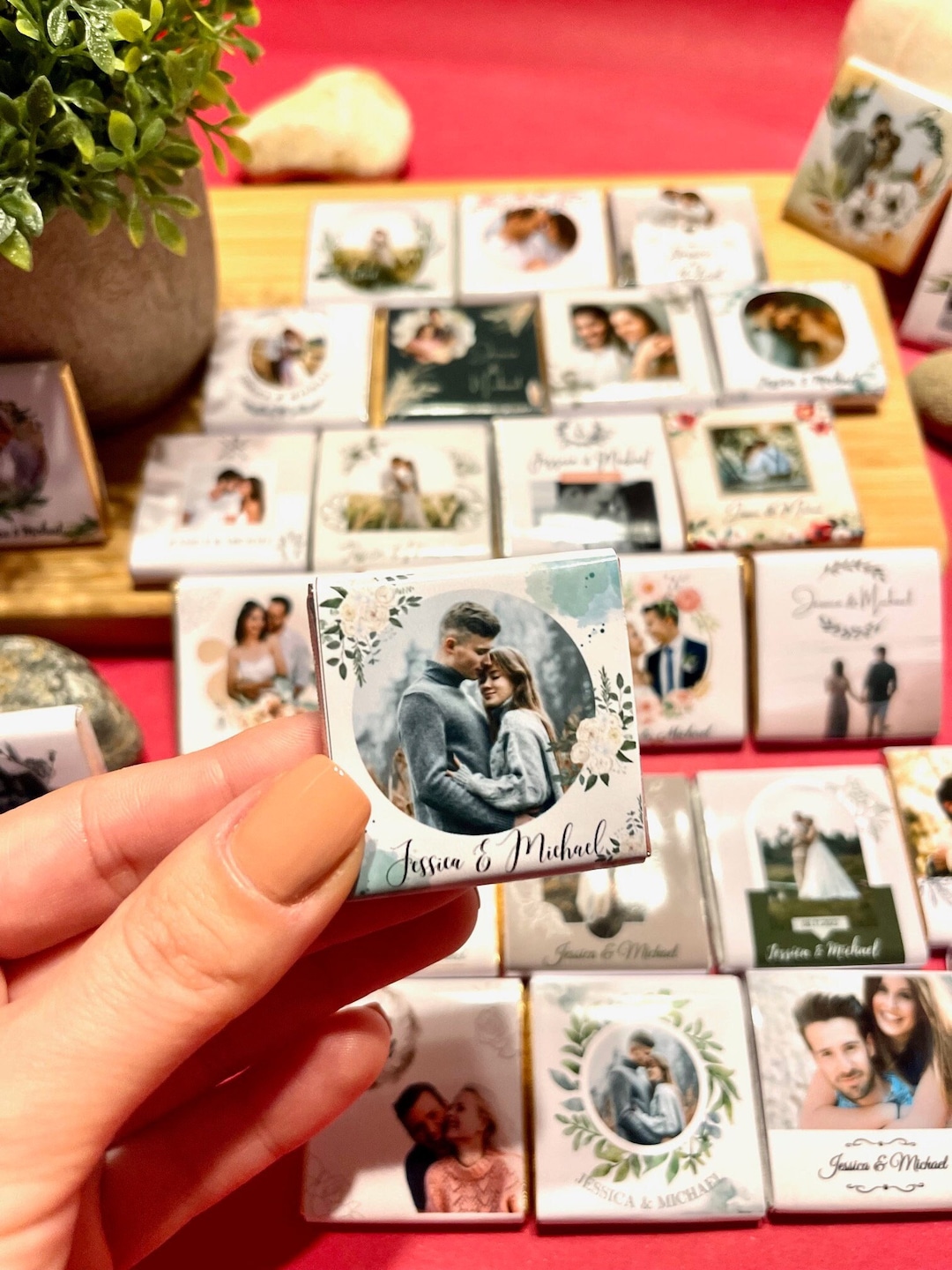 Personalized Chocolate With Photo, Personalized Wedding Chocolate ...