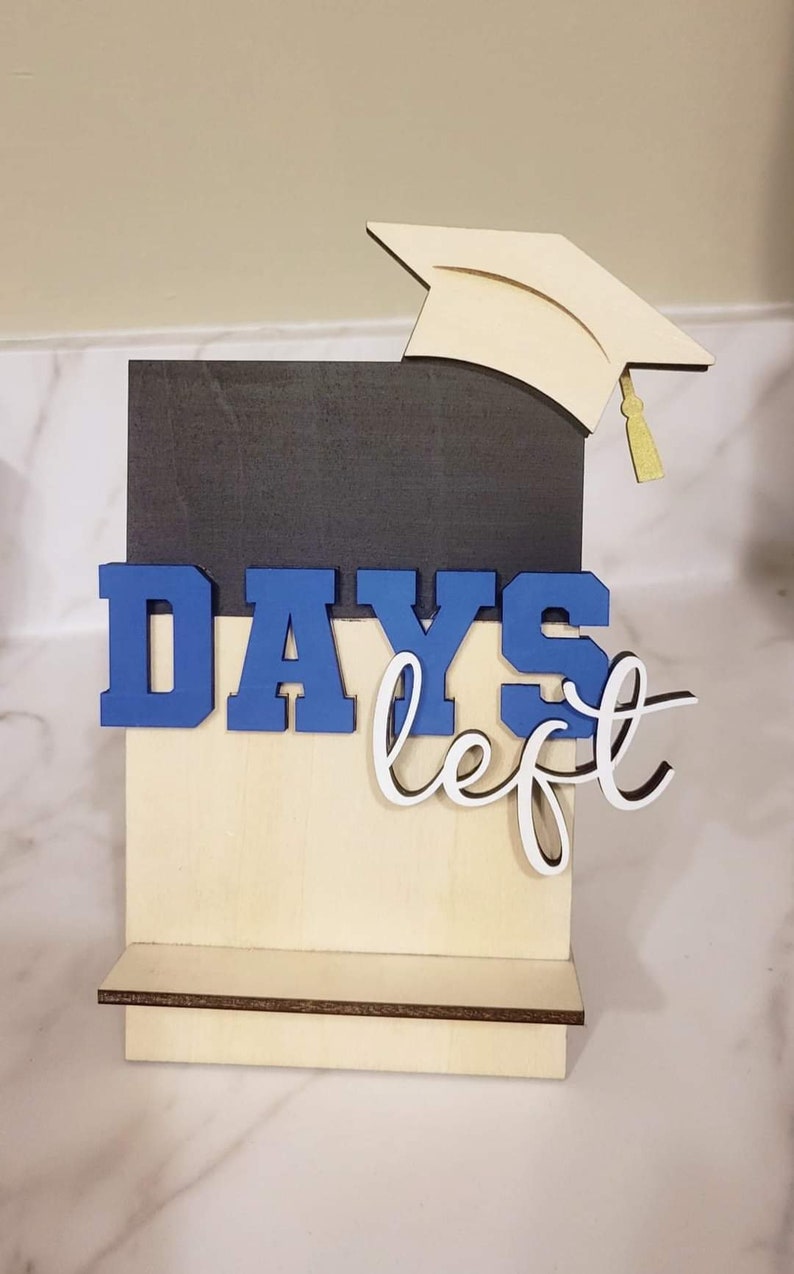 Chalkboard Graduation Countdown, Grad, Personalization Countdown, Class ...