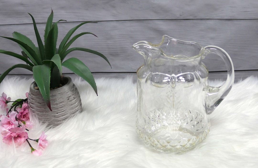 Vintage Crystal Glassware, Heisey Glass Picture With Pineapple, Pressed ...