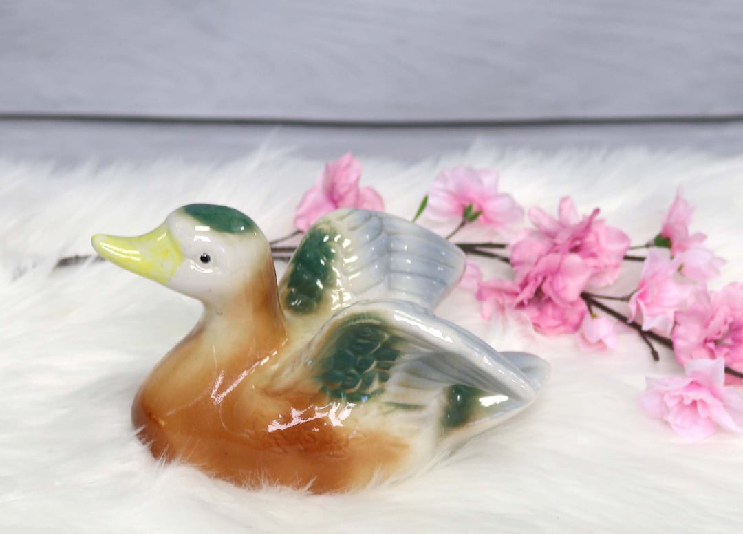 Bird Statues, Vintage Ceramic Duck 1950’s, Mid Century Modern Vintage ...