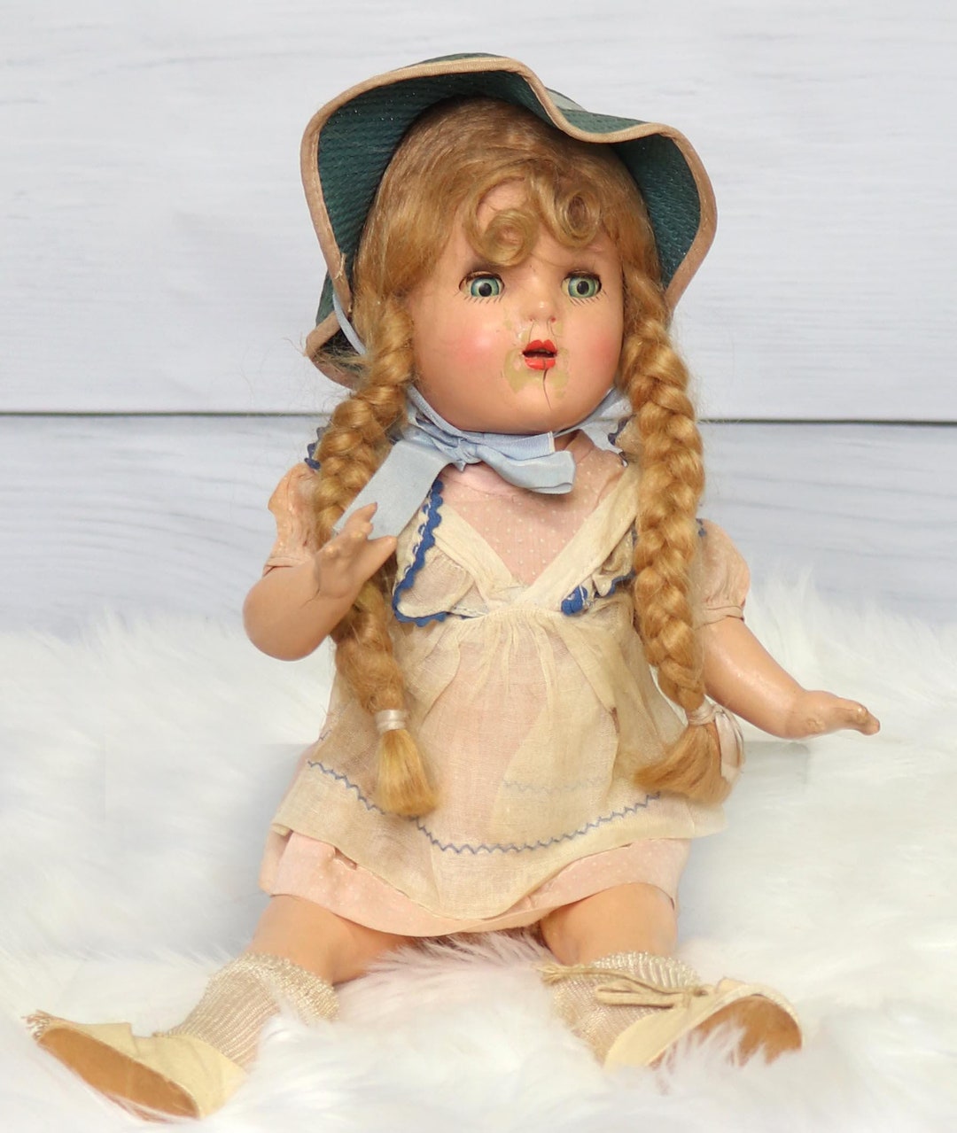 Nancy by Arranbee, Antique Dolls, Vintage Toys, Composition Doll, 1922-1961 All Original 16 1/2 ...