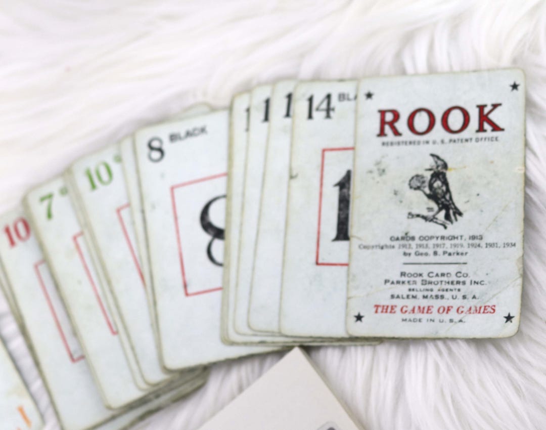 Vintage Games, Parker Brothers, Rook Cards, Classic Card Games, Vintage ...