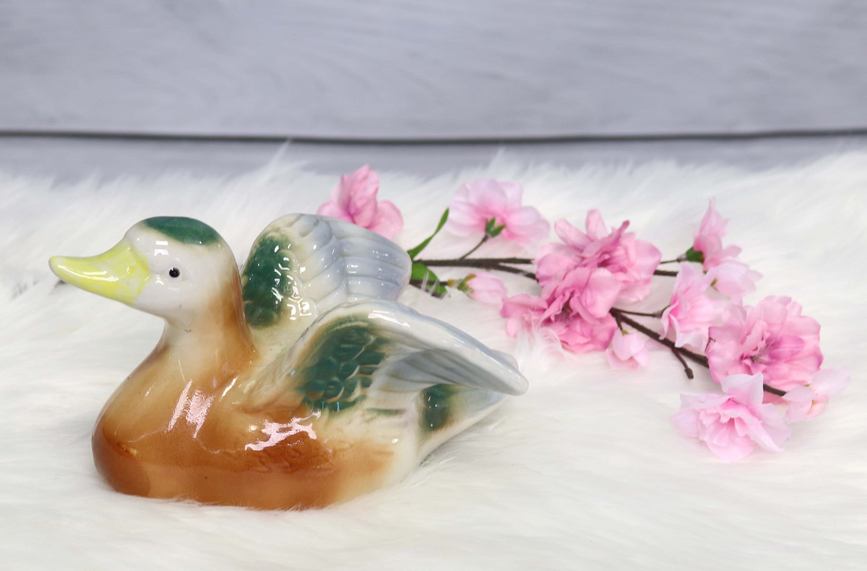 Bird Statues, Vintage Ceramic Duck 1950s, Mid Century Modern Vintage ...