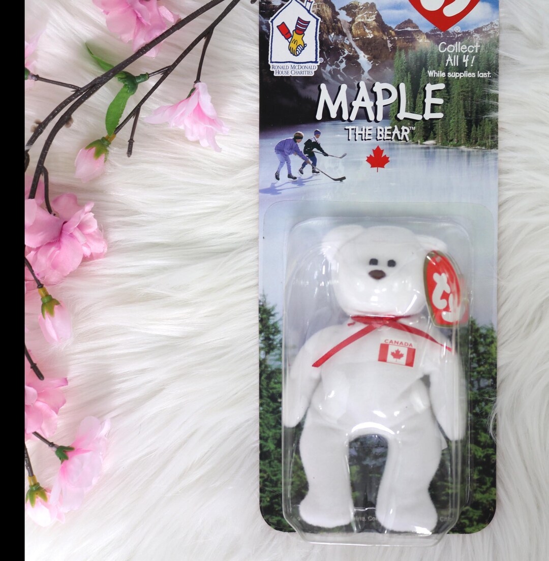 MAPLE the Beanie Baby by Mcdonalds 1990's, Beany Babies, Baby Beanis ...