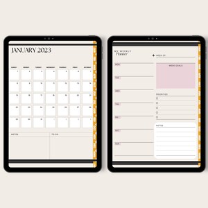 Digital Planner for Tablet | 2023 | Popular With iPad and Goodnotes ...